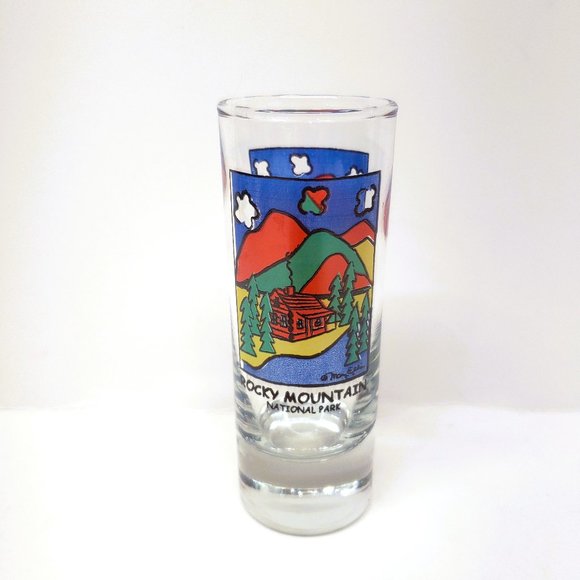 Dining | Rocky Mountain National Park Colorado Shot Glass Double ...